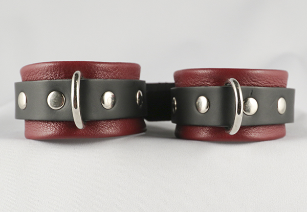 Cherry Kink Cuffs Aslan Leather